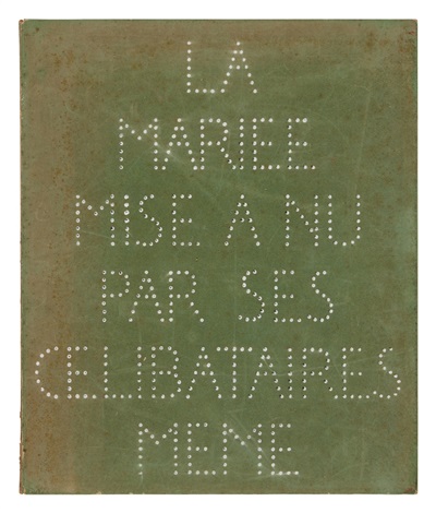 The Bride Stripped Bare by her Bachelors Even The Green Box Schwarz 435 ...